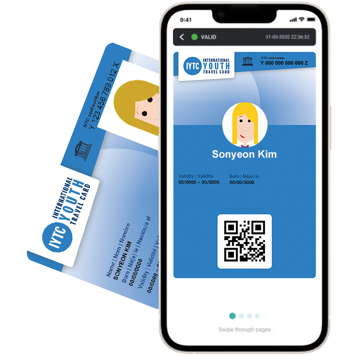국제청소년증 IYTC - International ID ISIC·ITIC·IYTC ｜ 항공권·교통패스·인터내셔널투어·보험·숙소